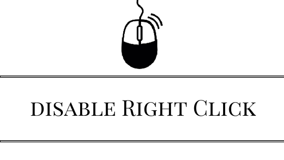 Simple method to disable Right Click on website Simple method to disable Right Click on website